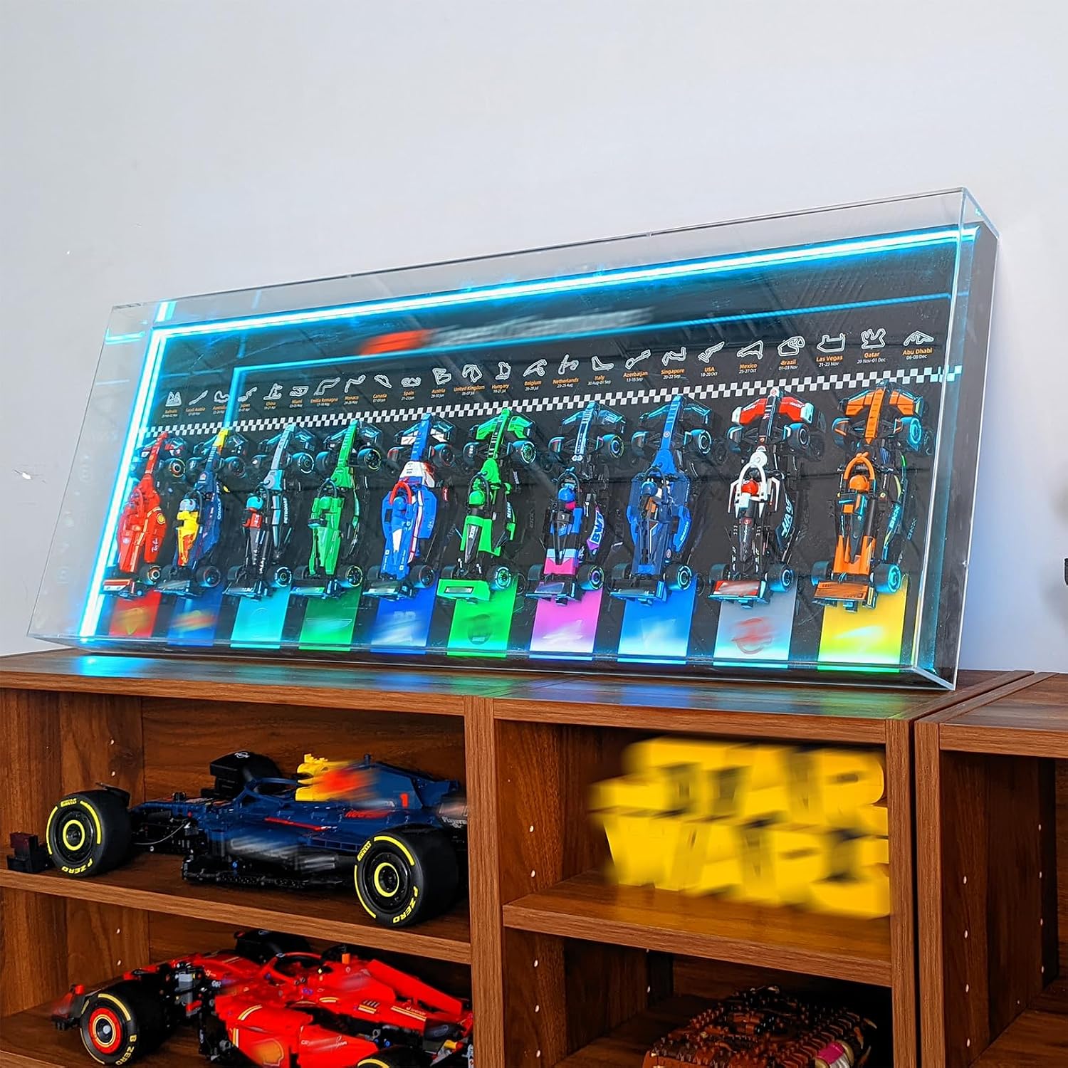 Amazon.com: iCUANUTY Display Wallboard for Lego F1 Speed Champions 10 ...