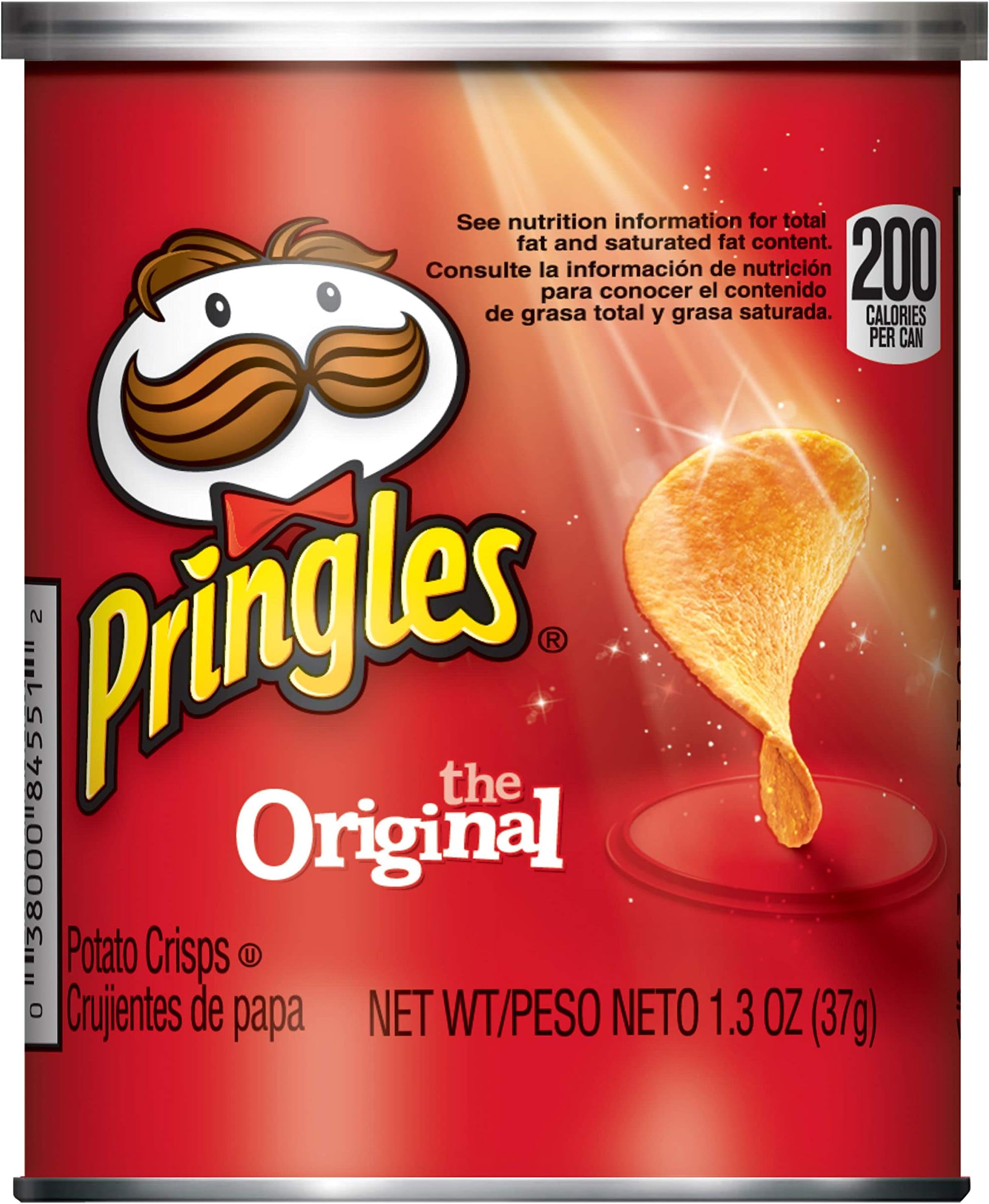 Amazon.com: Pringles Potato Crisps Chips, Original, 1.3oz (12 Count)