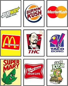 Amazon.com: BigWig Prints Parody Weed Posters - Stoner Room Decor ...
