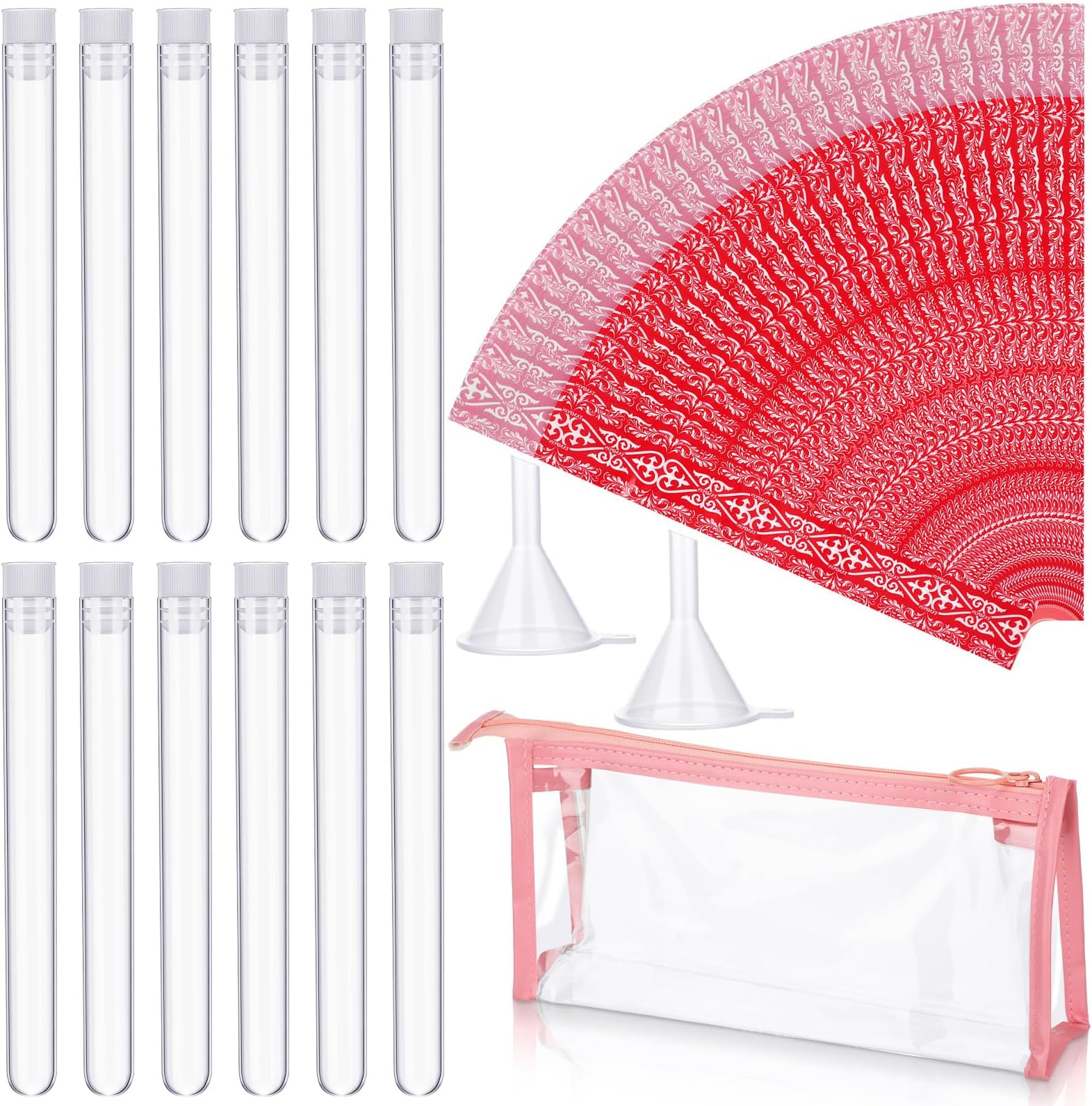 Amazon.com | Clysee 79 Pcs Secret Tampon Flask Set Includes 25 Pcs Tube ...