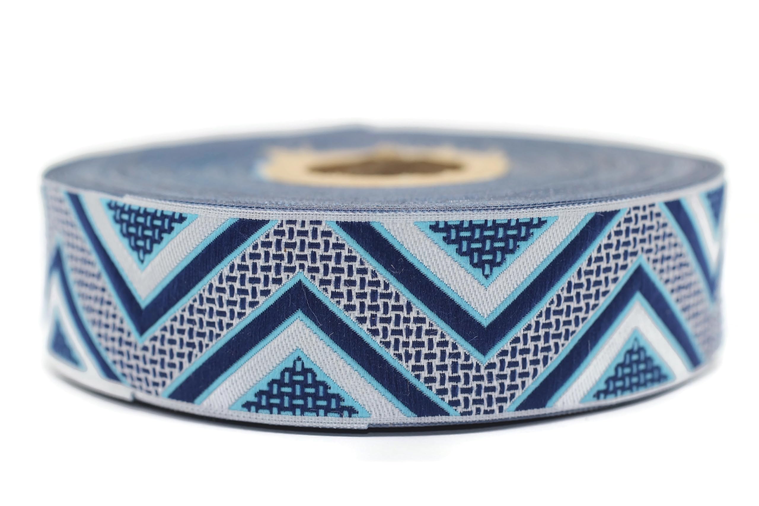 Bordures à Chevrons Bleus