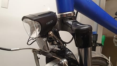 306008 Led Fahrradscheinwerfer 70 Lux Fahrradlampe Nabendynamo