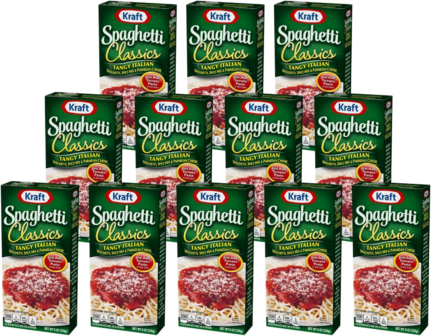 Amazon.com : Kraft Spaghetti Classics Tangy Italian Spaghetti (Spices ...