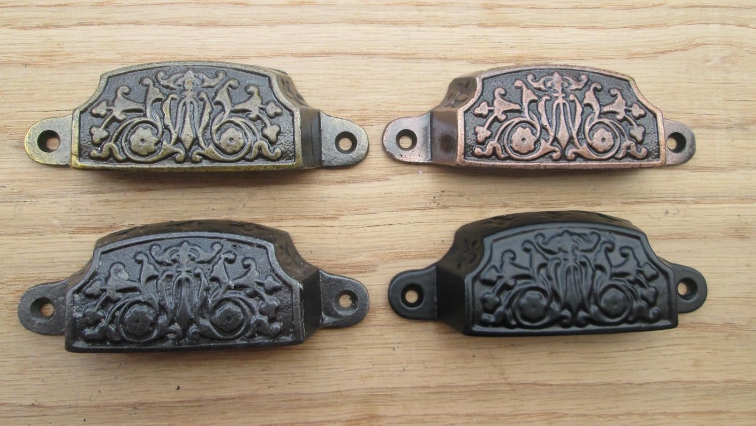 IRONMONGERY WORLD® Decorative Fancy Ornate CAST Iron Cup Shell Vintage ...