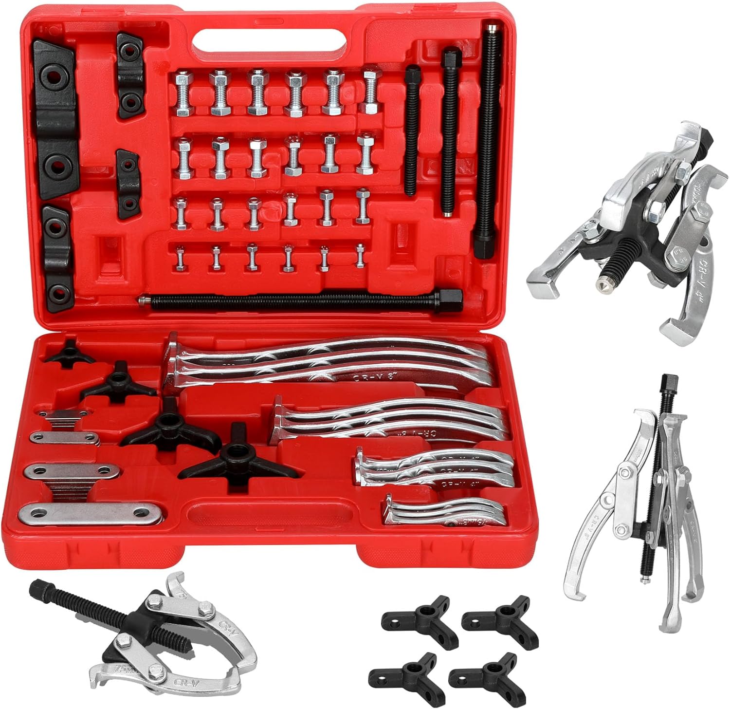 Amazon.com: Gear Puller Set 24pc Separator Internal External 2 & 3 Jaw ...