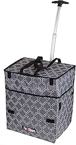 Amazon.com: ArtBin 6822AG - Bolsa con ruedas, ligera, plegable, para ...