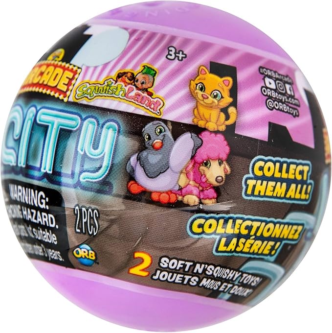 Amazon.com: ORB Arcade Capsules City Collection | 48 Capsules Display ...
