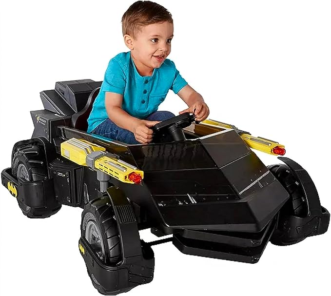 Amazon.com: Batman Batmobile DC Comic Ride On Toy for Kids | 6 Volt ...