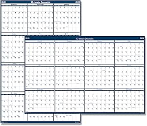 Poster Style Reversible/Erasable Yearly Wall Calendar, 18 x 24, 2015 ...