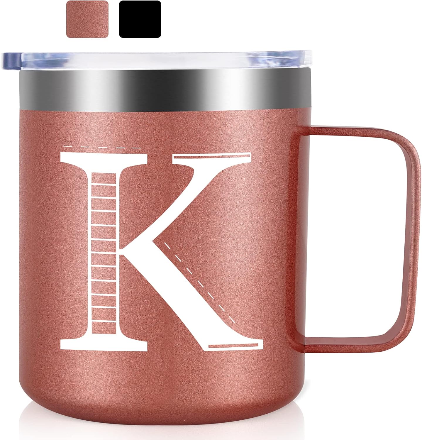 Amazon.com: LiqCool Monogrammed Gifts for Women Men, Initial Mug ...