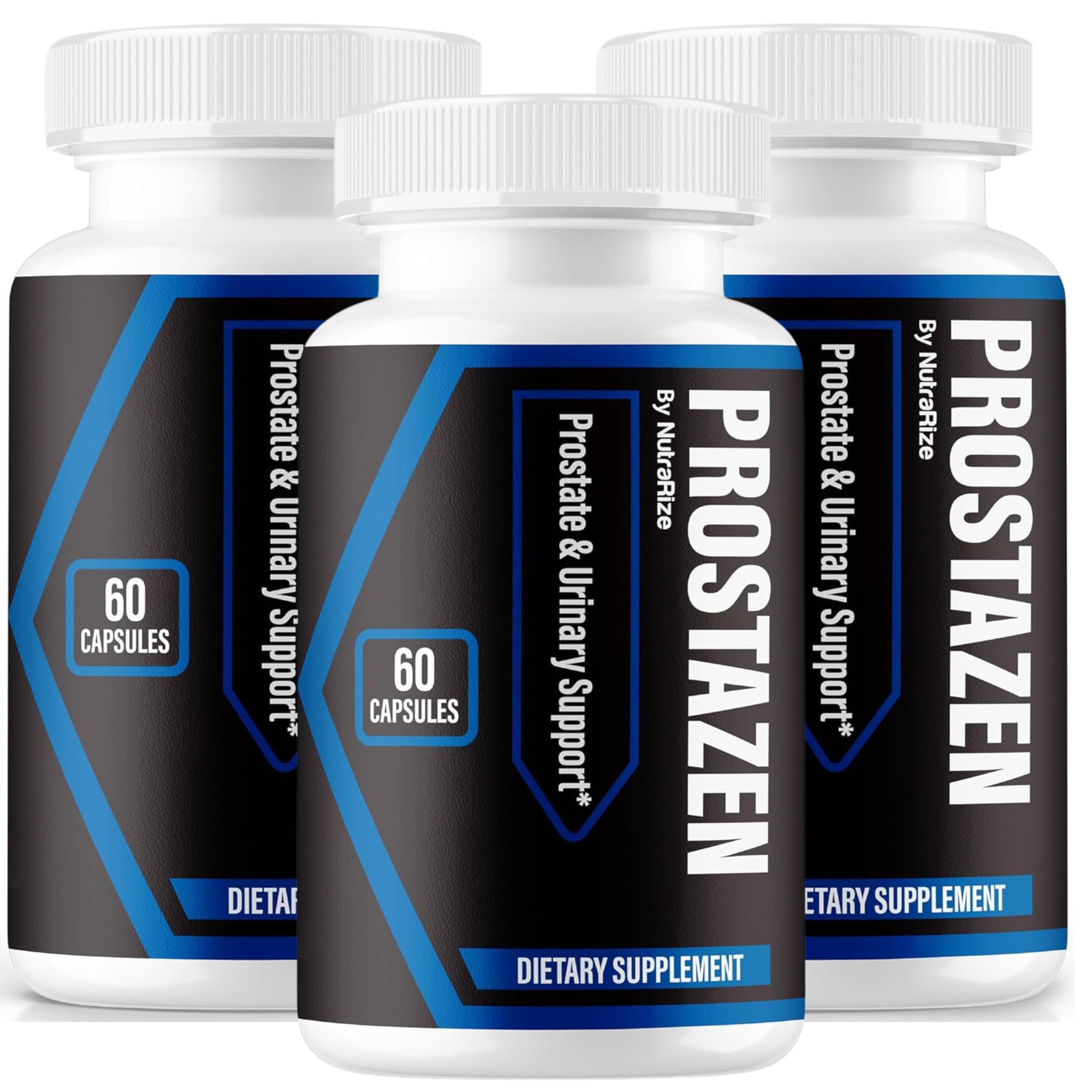 NutraRize Cápsulas Prostazen (3 Pacotes) – Fórmula Premium para Suporte ...