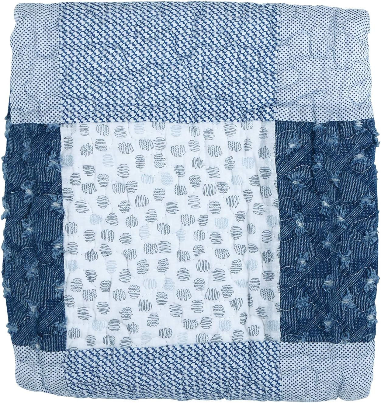 Amazon.com : Stephan Baby Heirloom-Quality Pieced Crib Quilt, Gray and ...