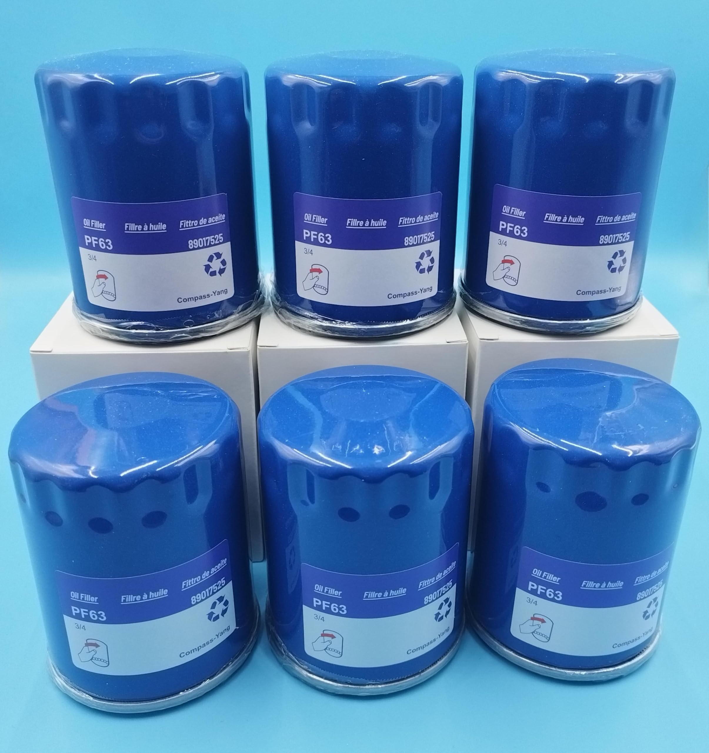 Amazon.com: Struggling 6pcs PF63 PF63F Engine Oil Filter For Ford F-150 ...
