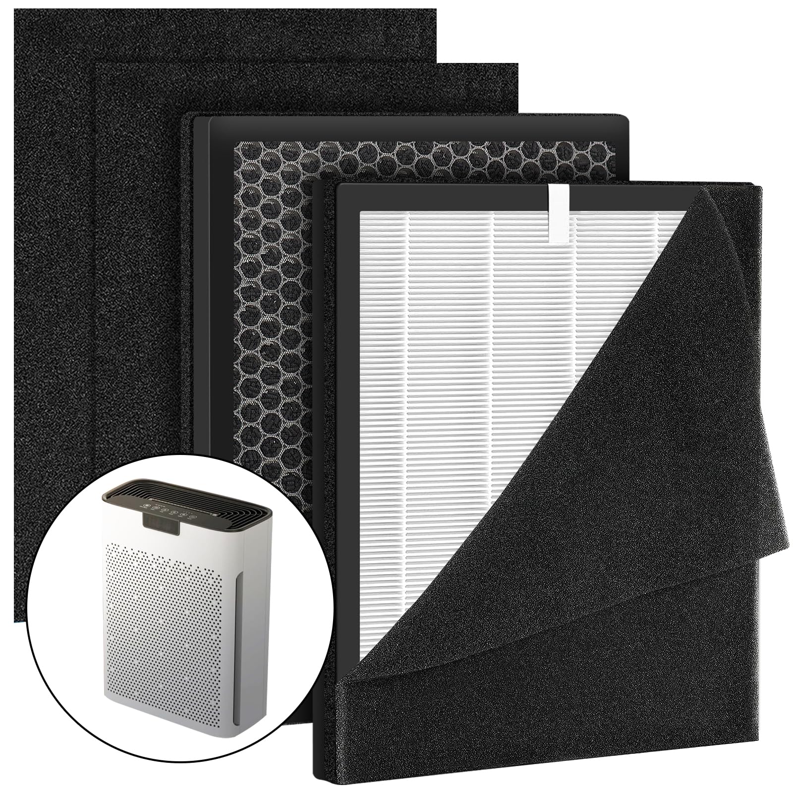Amazon.com: 2 Pack KJ190L Replacement Filter,Compatible with MOOKA ...