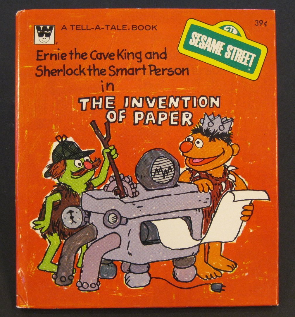 ERNIE THE CAVE KING INVENTION OF PAPER ( Whitman Tell a Tale): Griffin ...