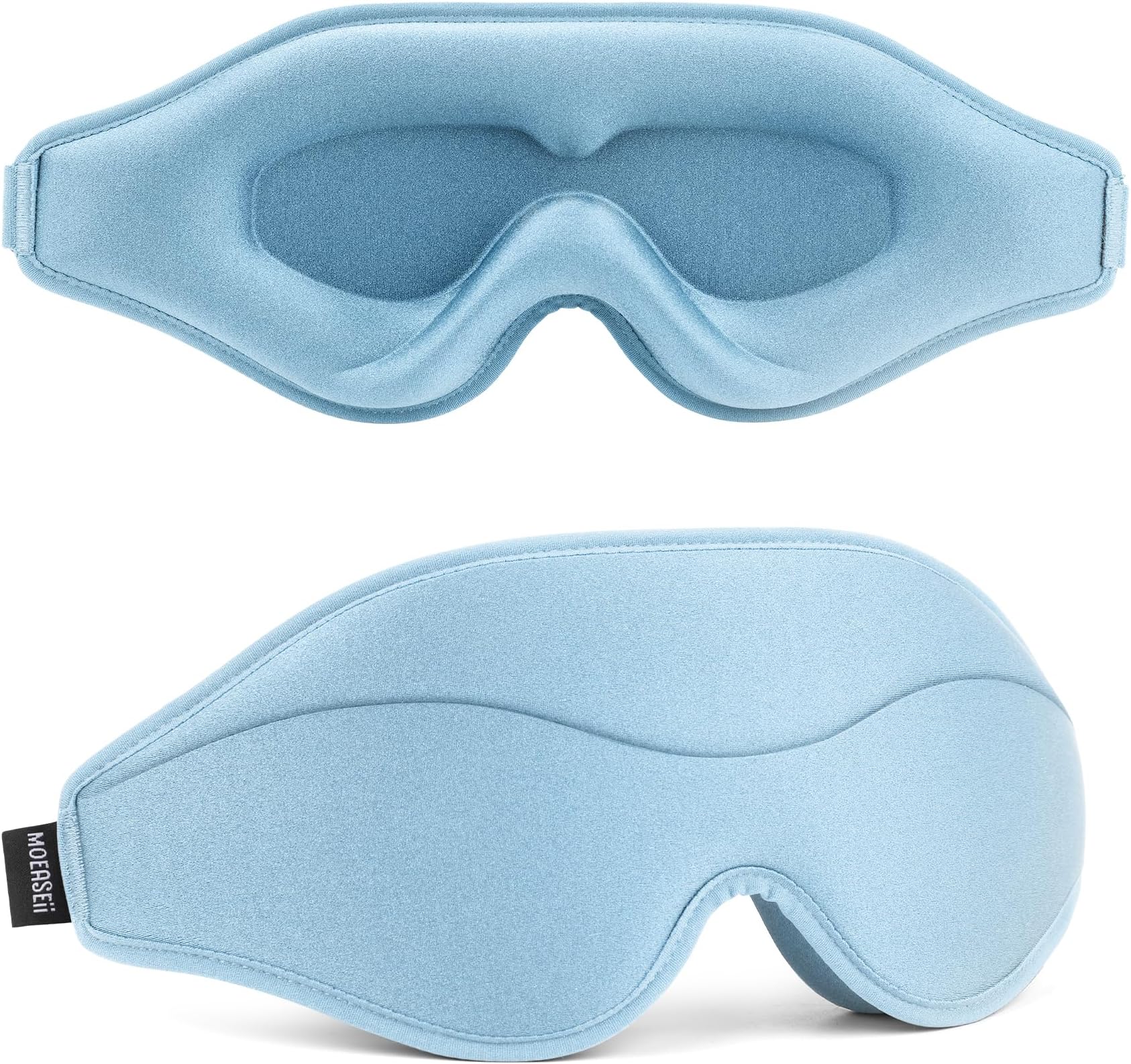 Amazon.com: MOEASEii Sleep Mask - Total Blackout 3D Sleeping Mask ...