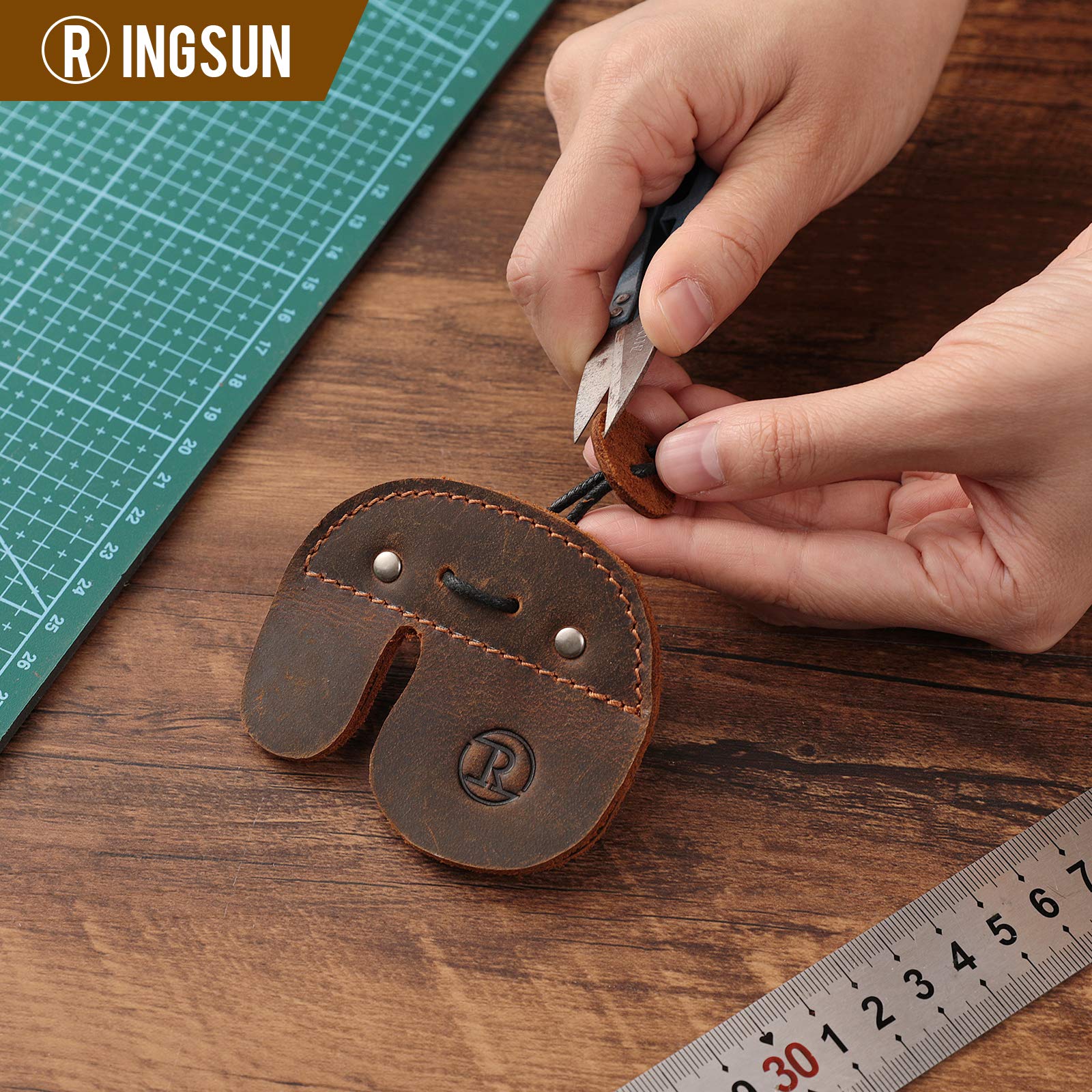 Snapklik.com : Leather Archery Finger Tabs,Handmade Archery Finger ...