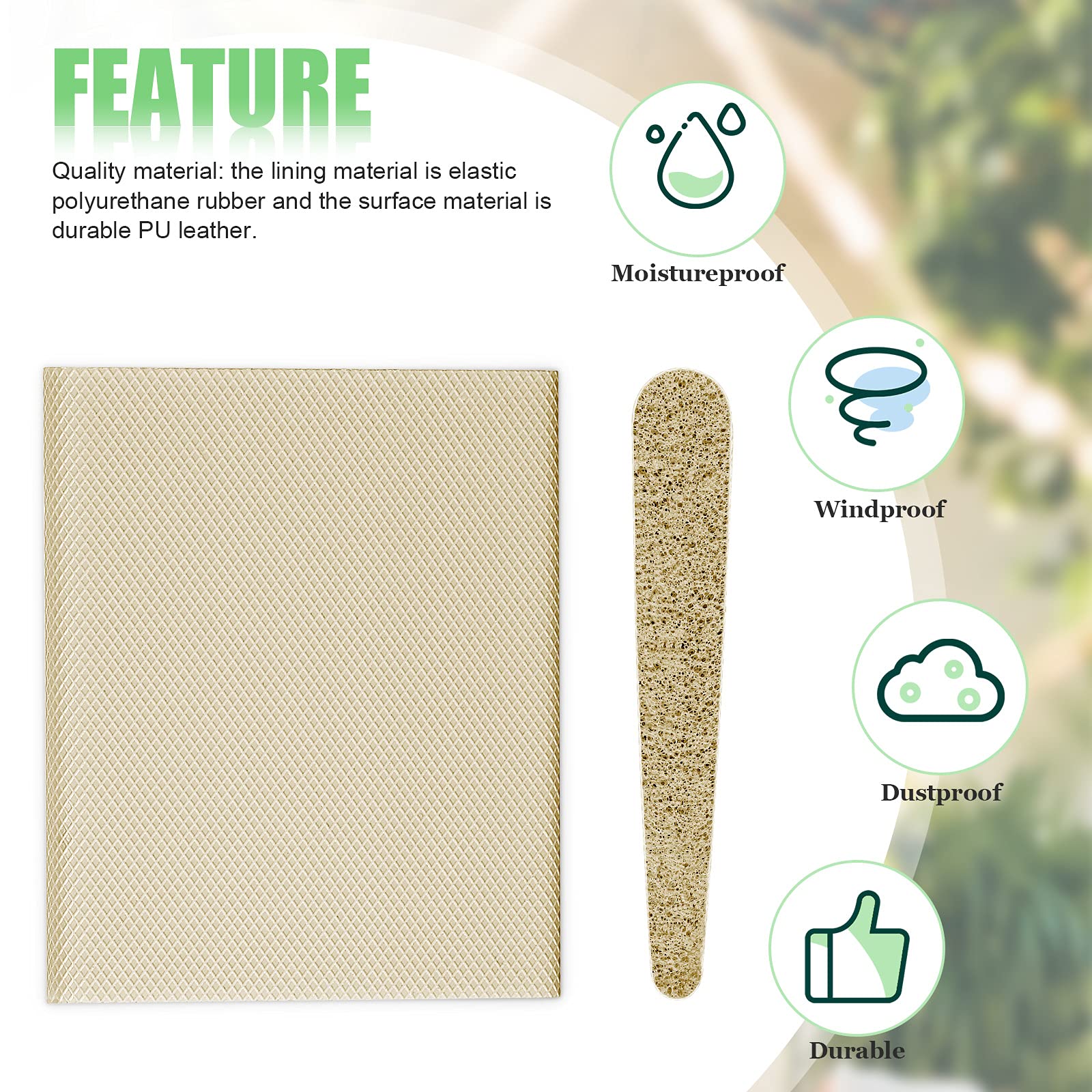 Snapklik.com : Jetec 6 Peices Self-Adhesive Door Corner Seals, Gap ...