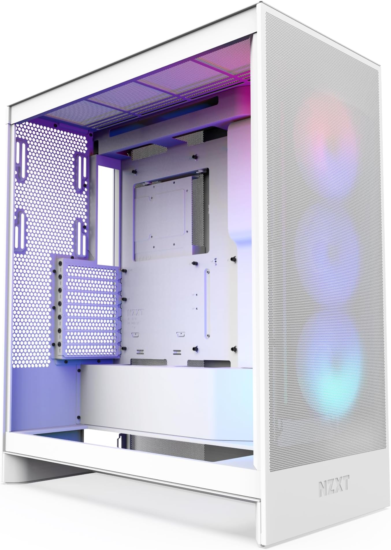 NZXT H7 Flow RGB | Mid-Tower ATX Airflow Case with RGB Fans | Supports ...
