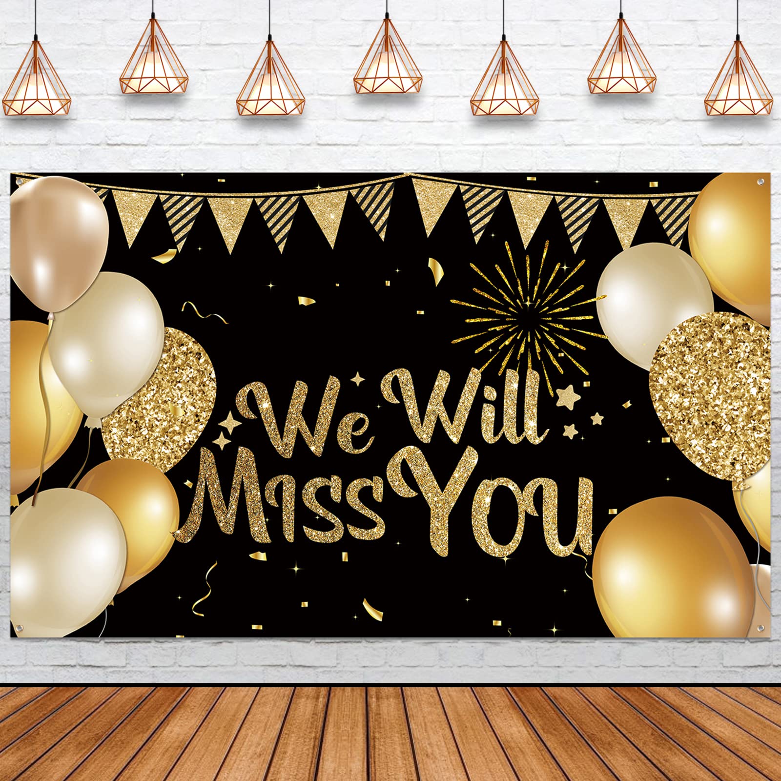 We Will Miss You Farewell Banner Going Away Party Decorations ...