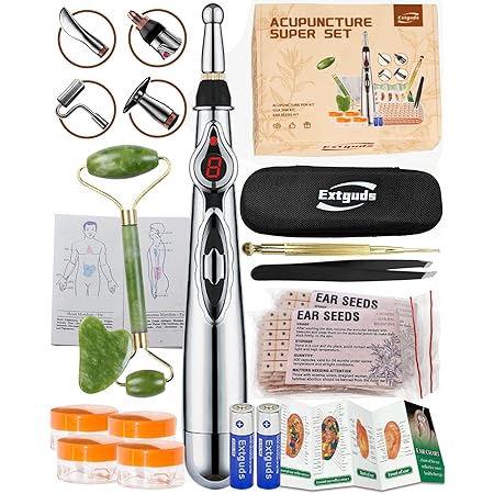 Amazon.com: Acupuncture Super Set: 5-Head Electronic Acupuncture Pen ...