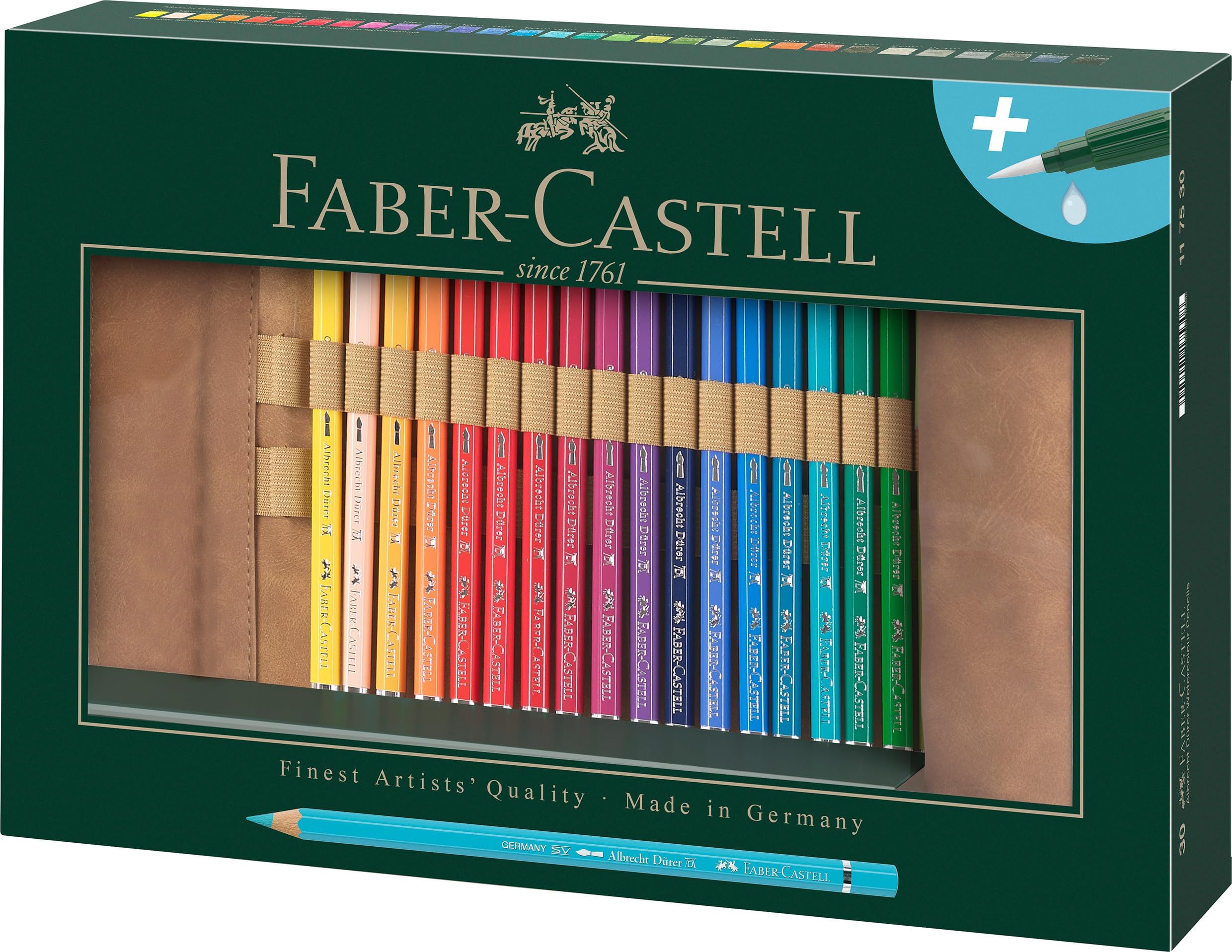 Faber-Castell 117530 Albrecht Dürer Matite Acquerellabili, Astuccio ...