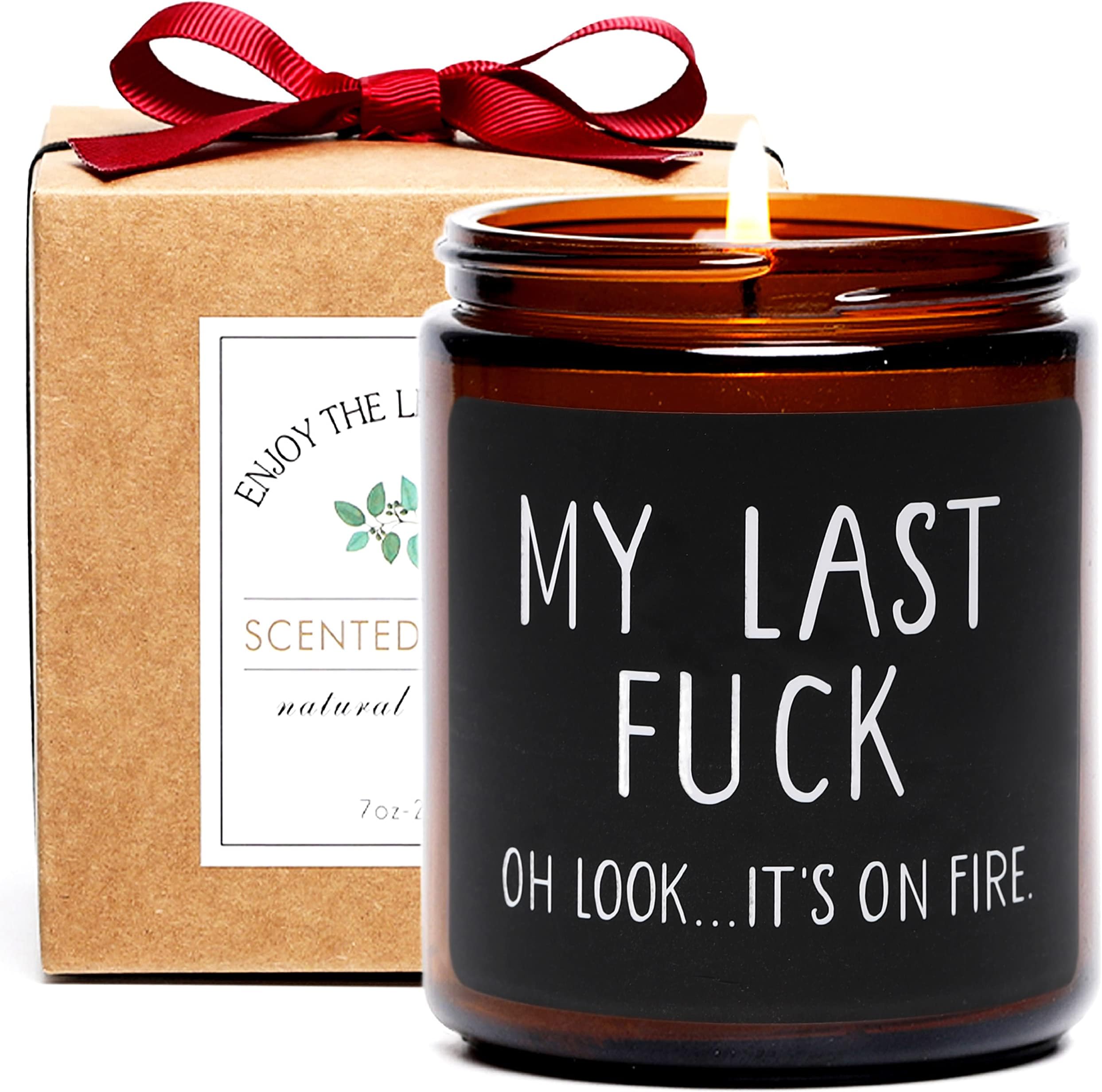 Amazon.com: My Last F Candle - Humorous Gifts for Women Men ...