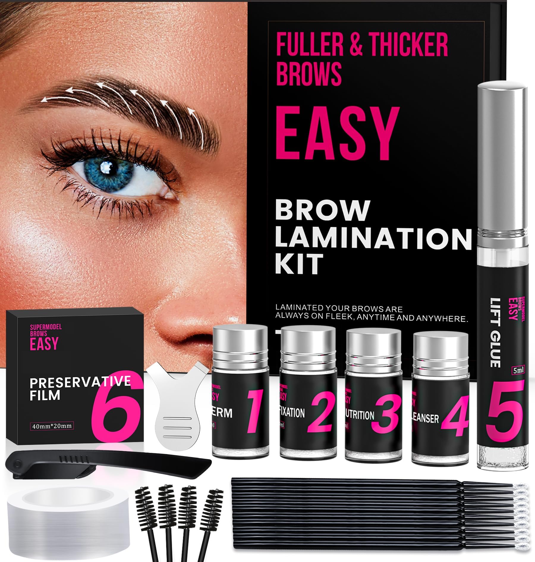 Amazon.com : Lookmee Eyebrow Lamination Kit, Professional Instant ...