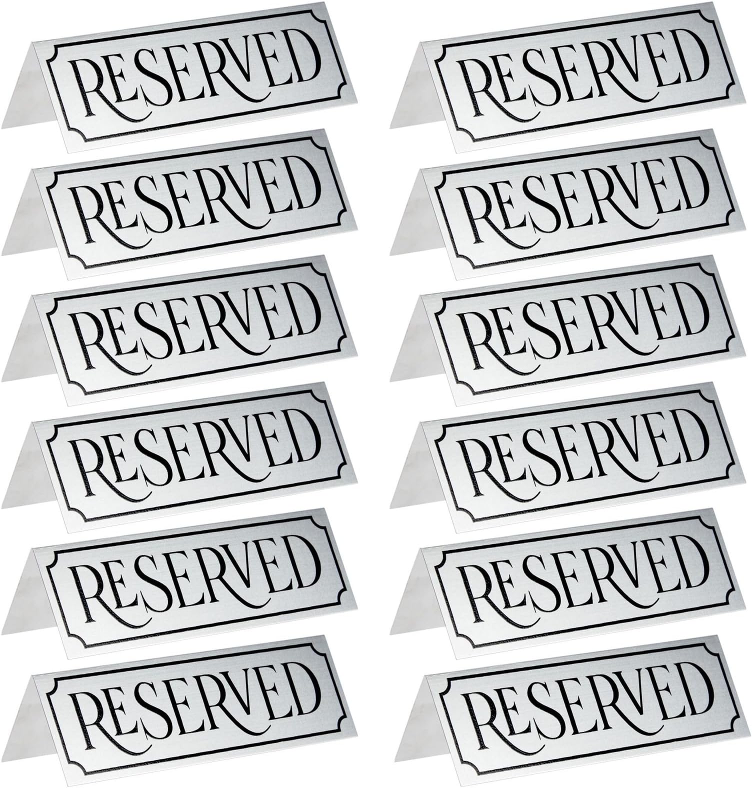 Amazon.com: Reserved Table Signs, 6 Pcs Reserved Seating Signs for ...