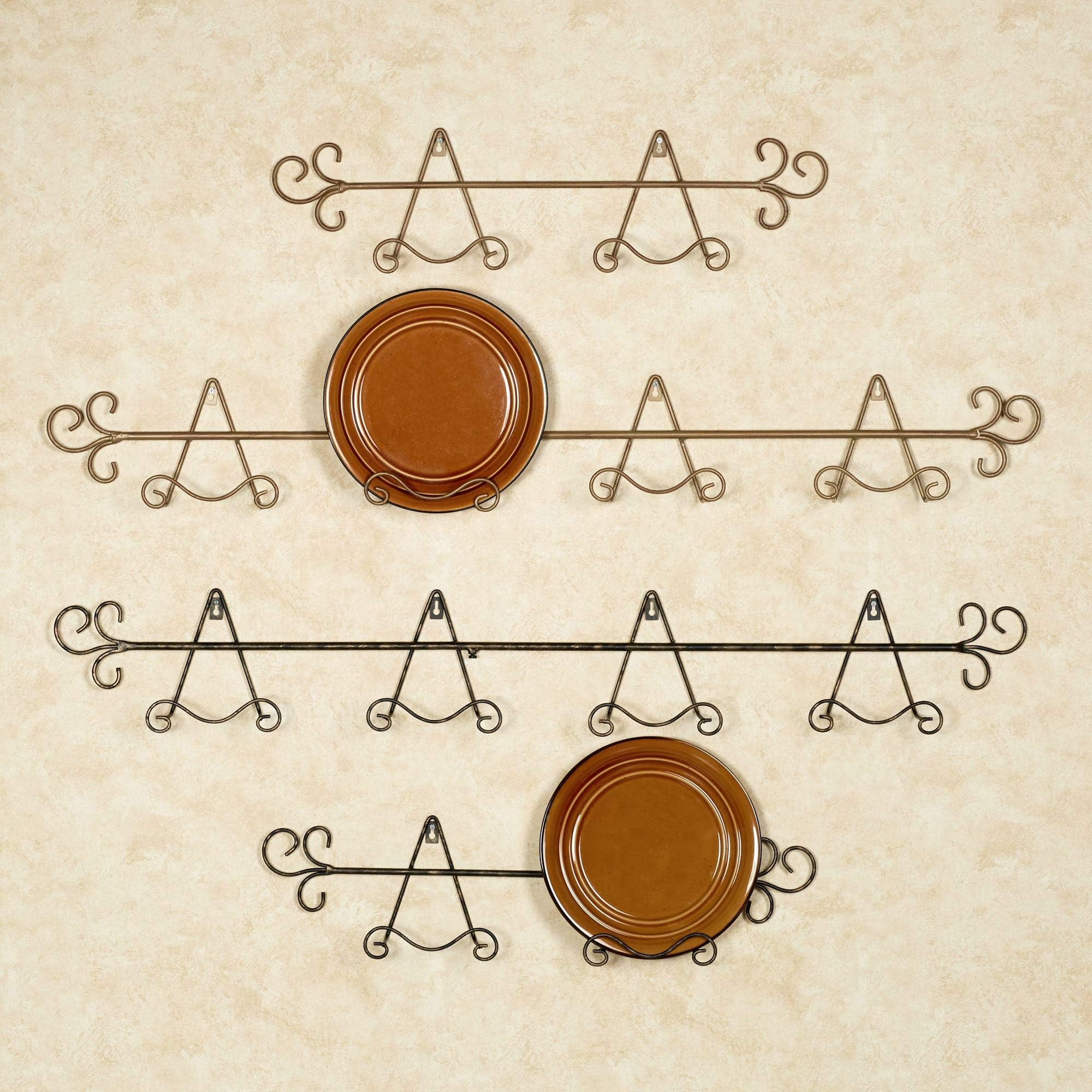 Amazon.com: Tripar Augusta Narrow Vertical Plate Rack, Black Display (2 ...