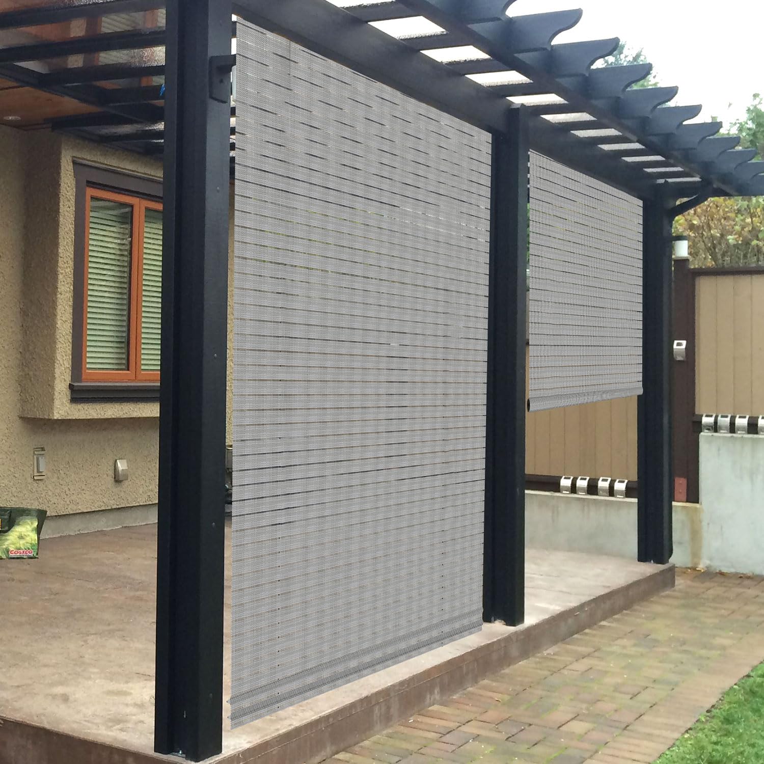 Snapklik.com : Patio Paradise Shades Roll Up Outdoor 5Wx6H Roller Shade ...