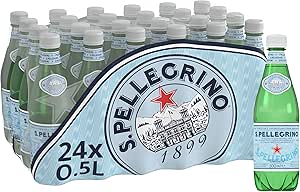 S.Pellegrino Natural Sparkling Mineral Water 24x500ml : Amazon.fr: Epicerie