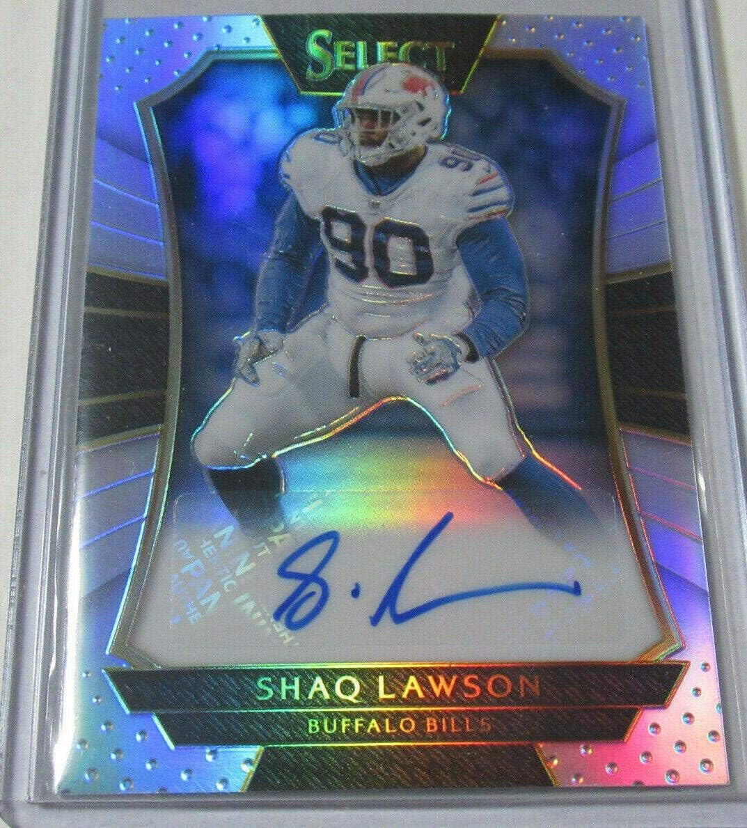 2016 Panini Select Signatures #'d 9/199 Shaq Lawson #RS-SL Rookie ...