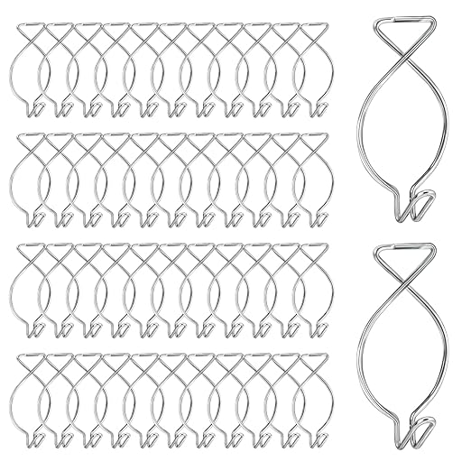 48 Pcs Drop Ceiling Clips Hanging, Ceiling Hook Clips Hanging on ...