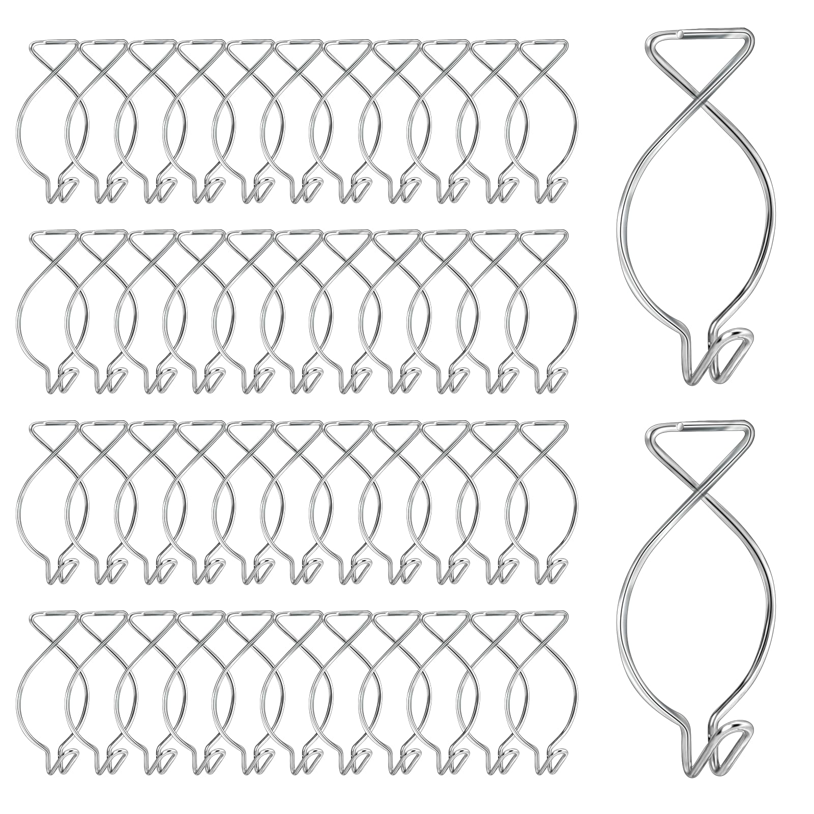 Amazon.com: 48 Pack Drop Ceiling Clips Hanging Ceiling Hook Clips ...
