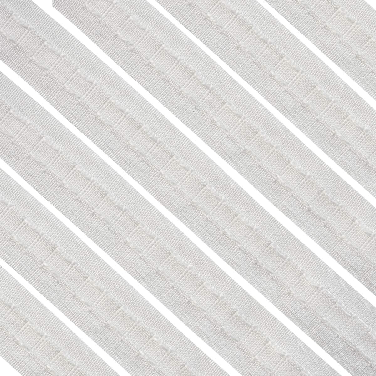 Realm White Pencil Pleat Curtain Header Tape, Detachable Curtain, Sizes ...