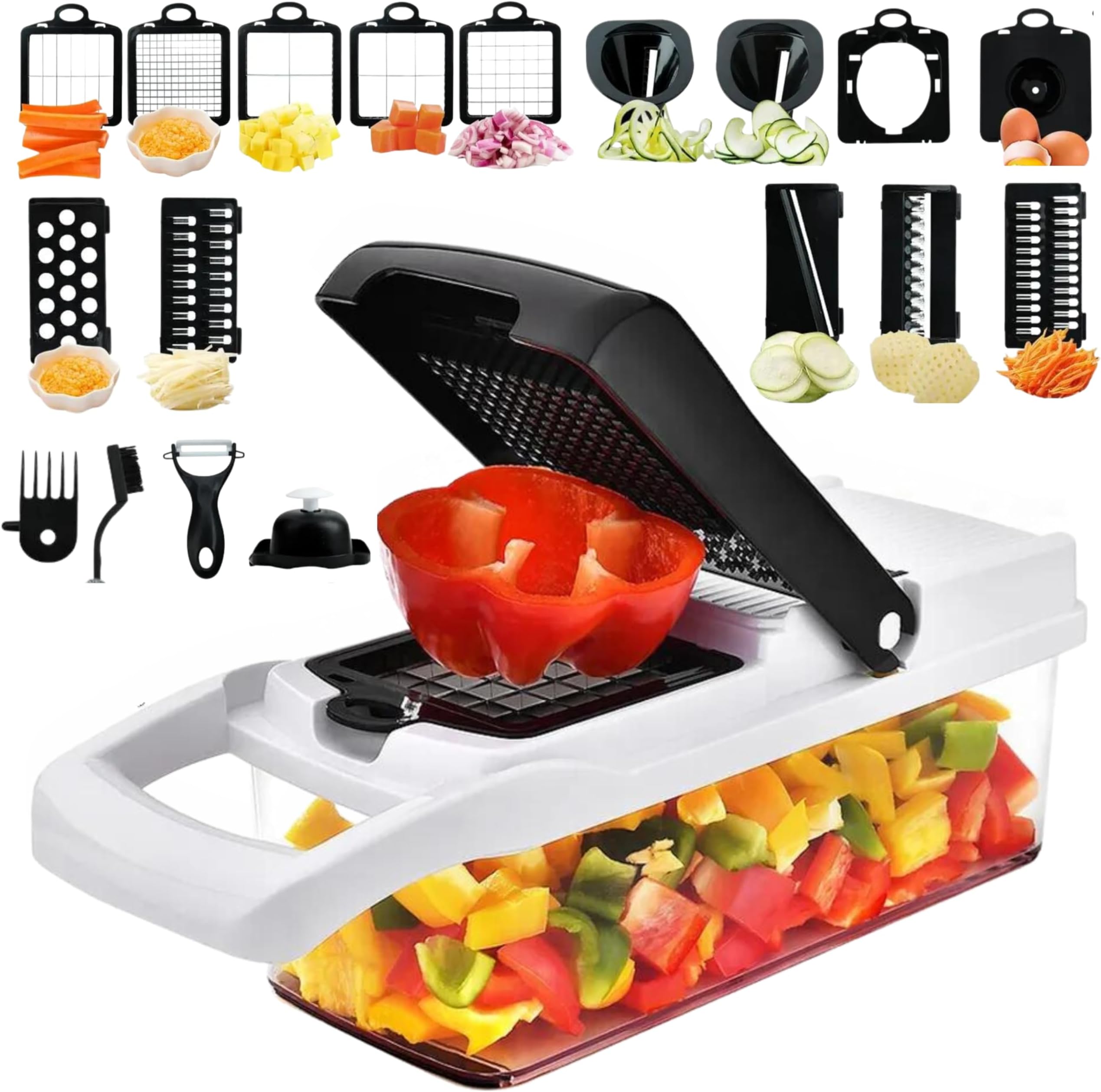Amazon.com: QuickPush food chopper (BR-QP-02): Replacement set of 3 ...