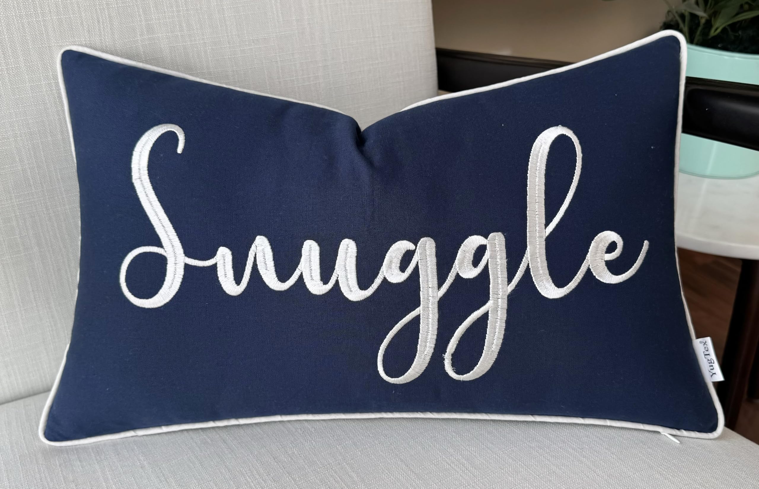 Amazon.com: YugTex Romantic Couple Love Sentiment Embroidered ...