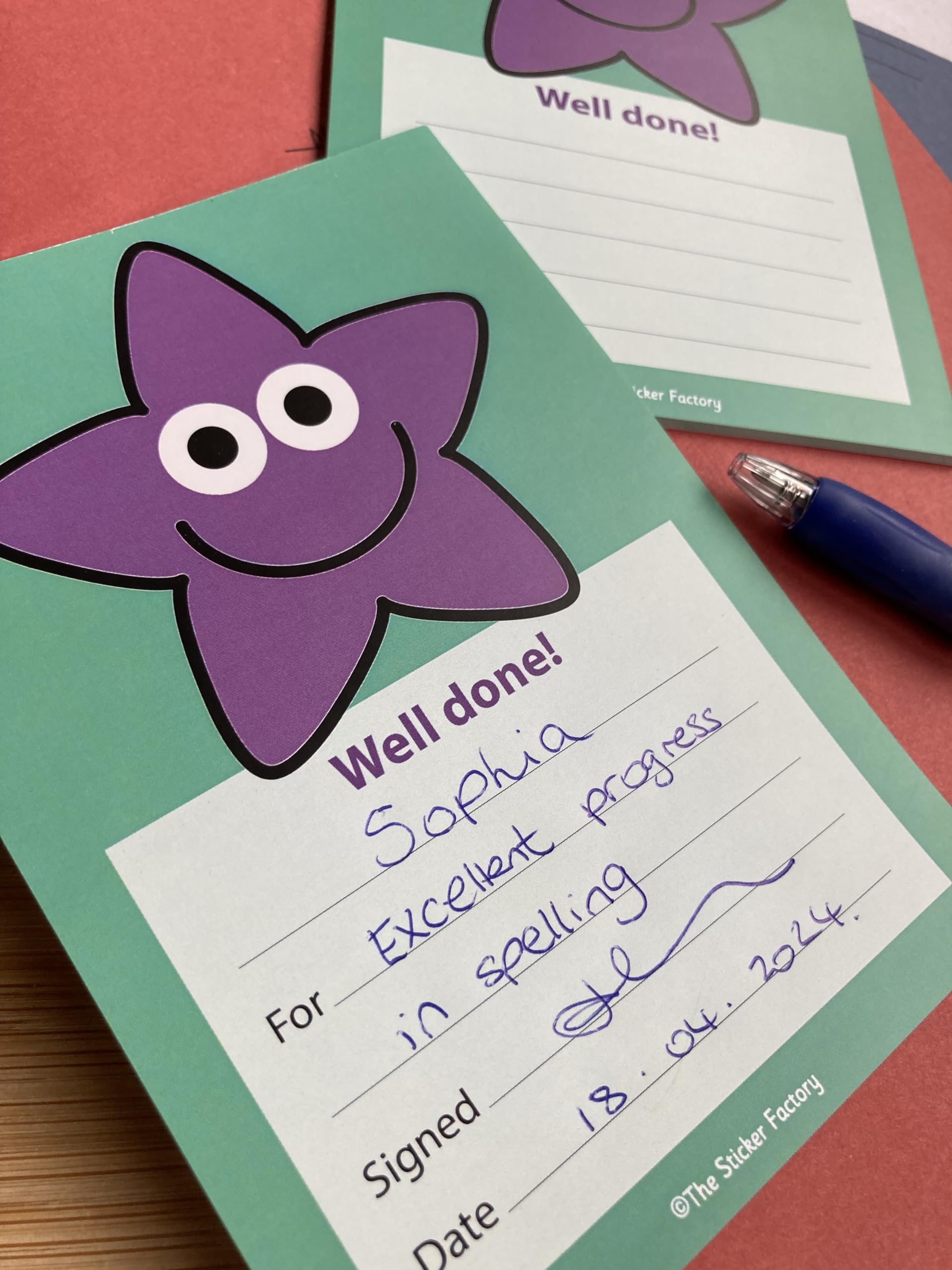 Well Done Purple Star Praise Pad Bulk Pack – BigaMart