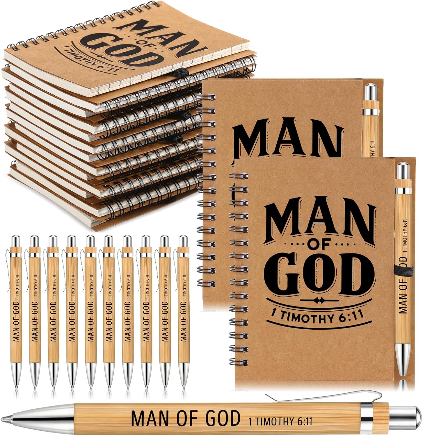 Amazon.com : Sayglossy 15 Sets Man of God Christian Gifts Bulk Man of ...