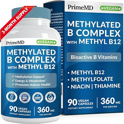Amazon.com: Methylated B Complex with Methylfolate and B12 ...