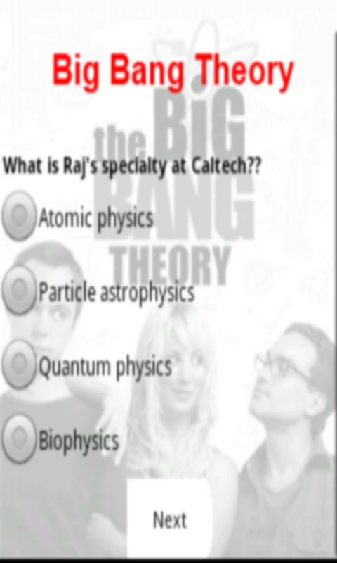 Big Bang Theory Quiz - App on Amazon Appstore