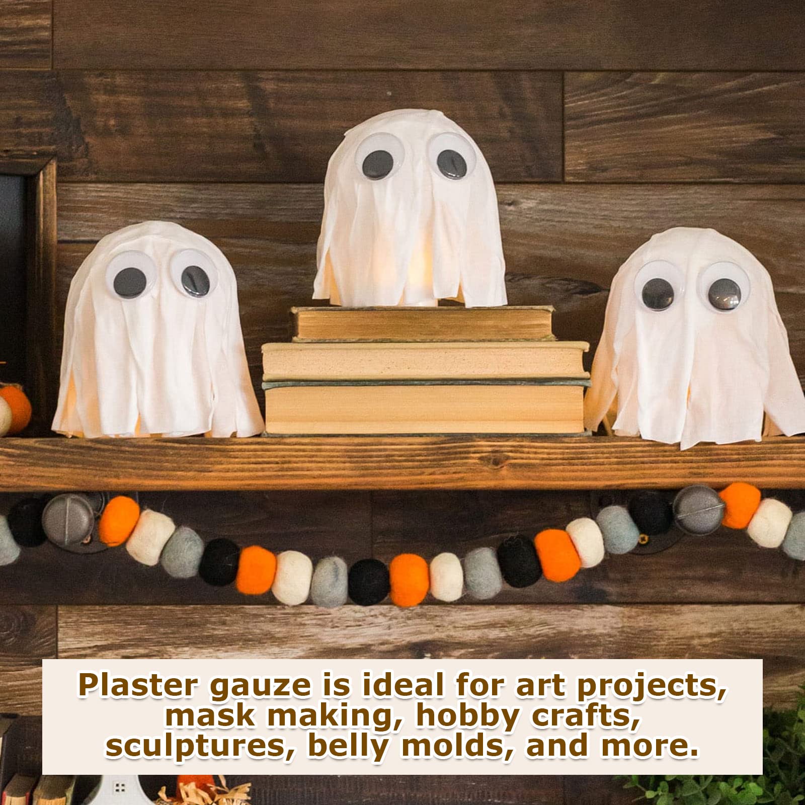 Snapklik.com : 12PCS Plaster Cloth Rolls, 4 Inch X 15Feet Plaster ...