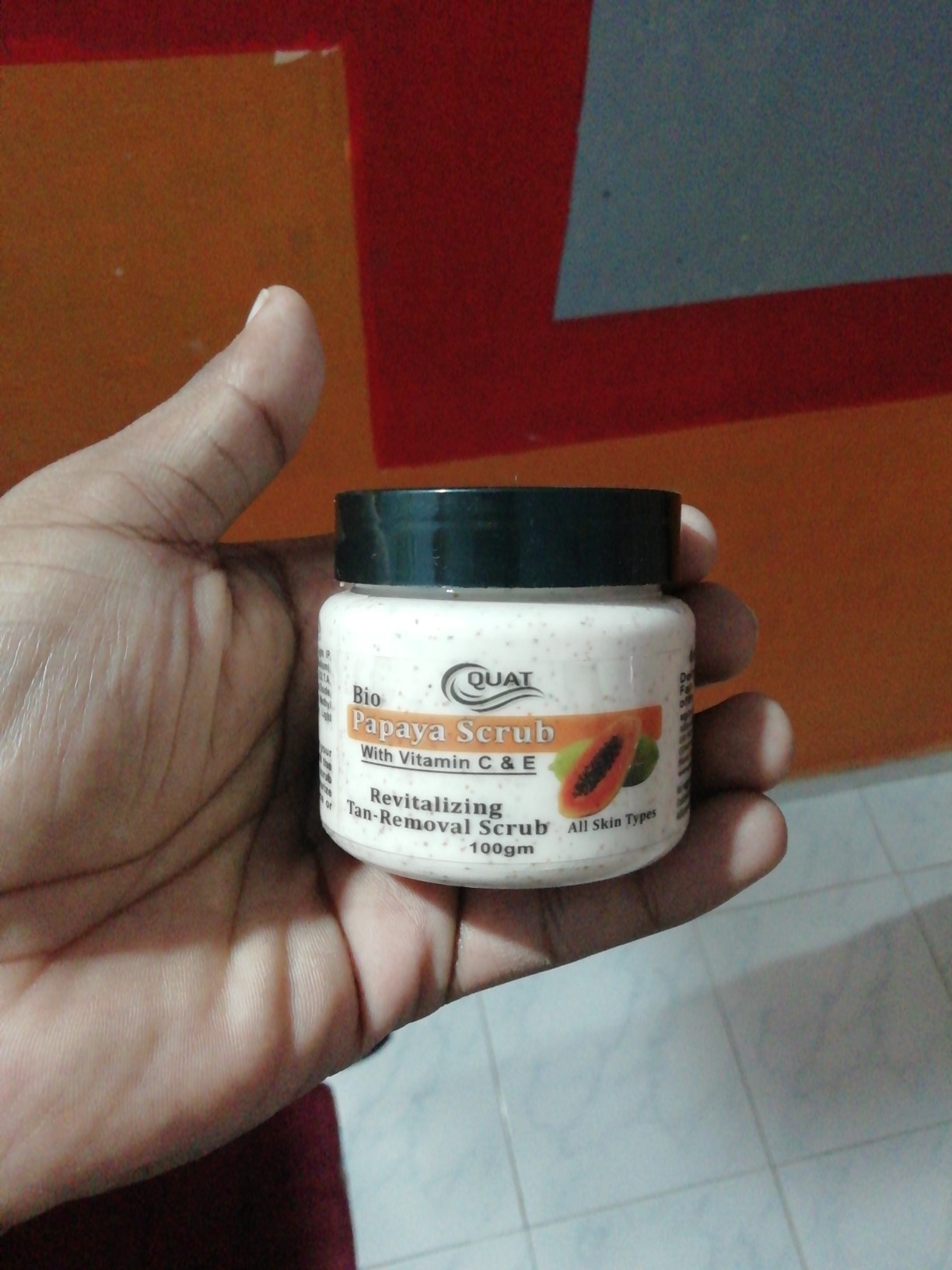 Buy Quat Bio Papaya with Vitamin C & E Revitalizing Tan Removal Face ...