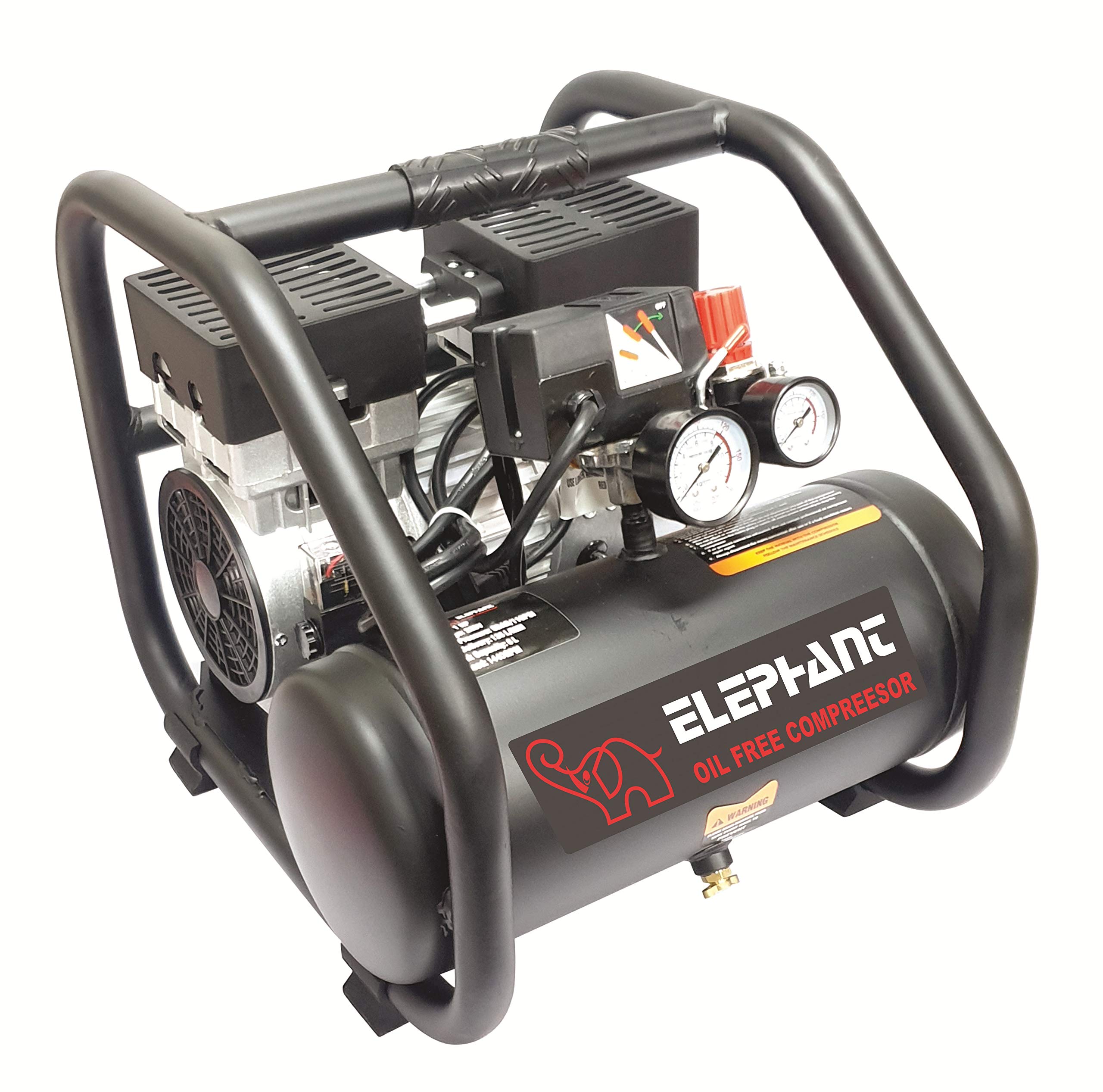 Elephant 6 L 1 HP Corded Electric Air Compressor AC-06C : Amazon.in ...
