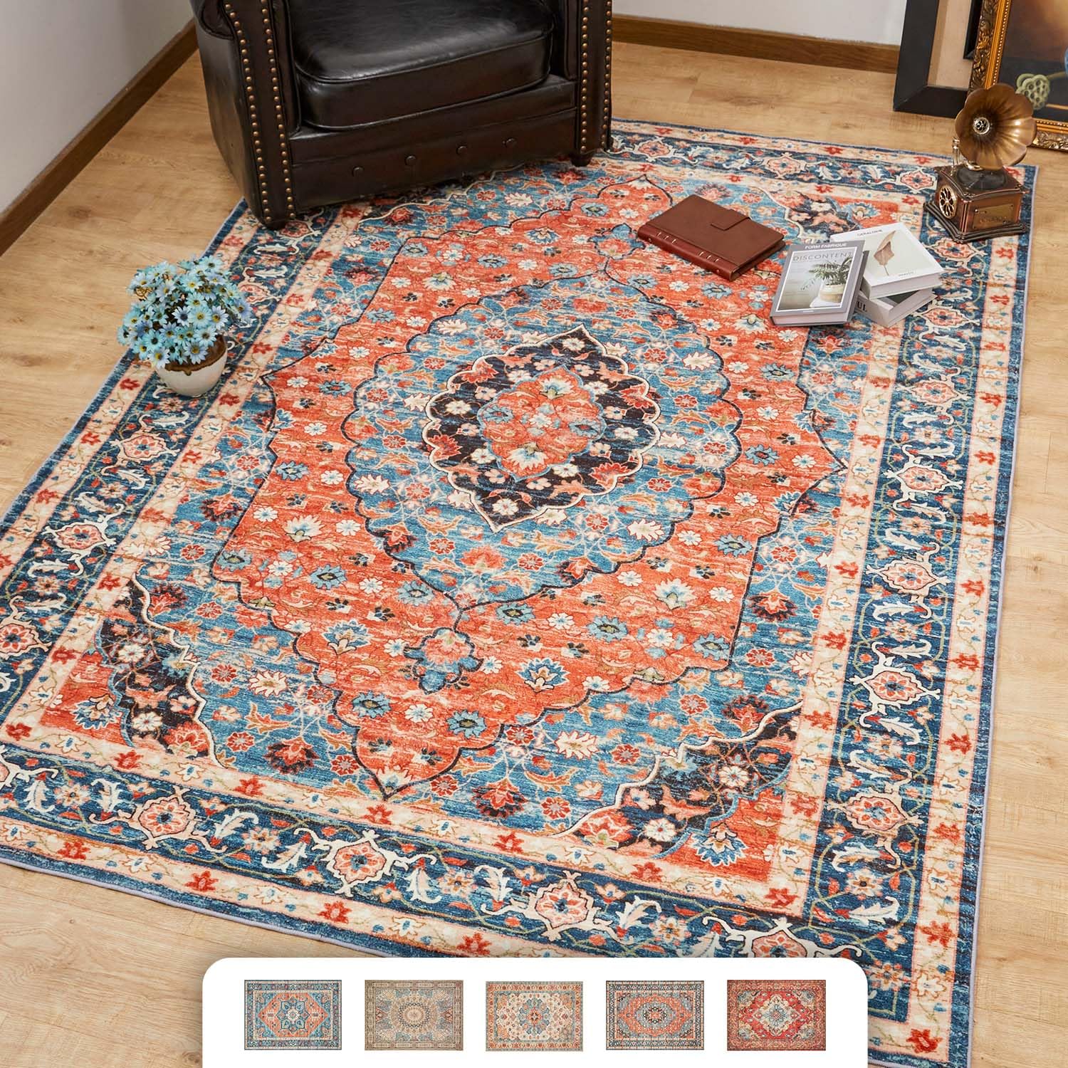 OdentBlca Runner Rug,2x5 Ultra-Thin Area Rug,Boho Hallway/Kitchen ...