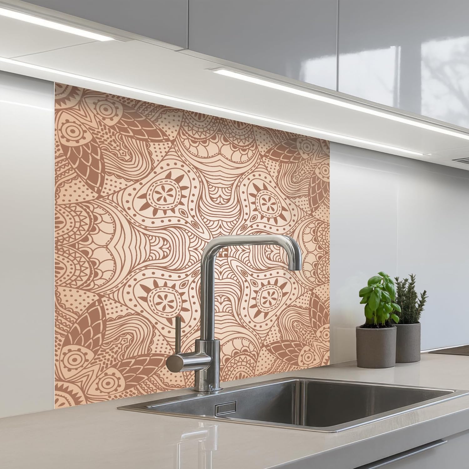 KitchenYeah© Splashback for kitchen 32"x32" / 80x80 cm self-adhesive ...