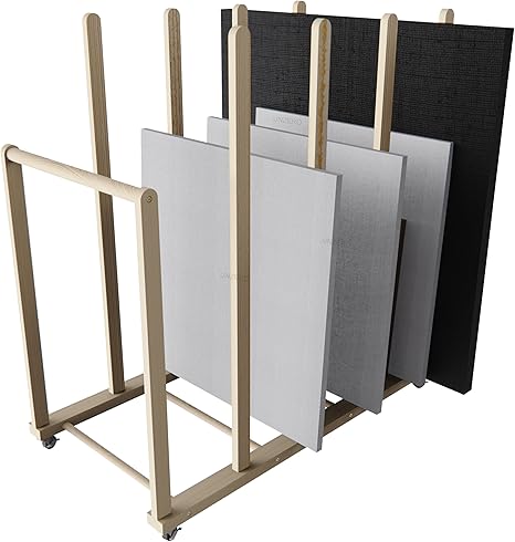 Amazon.com: UNZERO Art Storage Rack - Canvas Boards Stand for Drawing ...