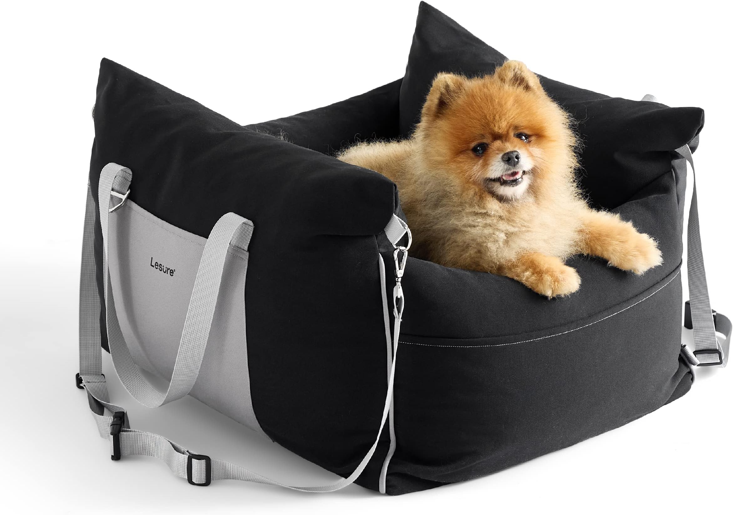 Amazon.com : NSPNF Dog Car Seat for Small Dogs Waterproof Pet Booster ...