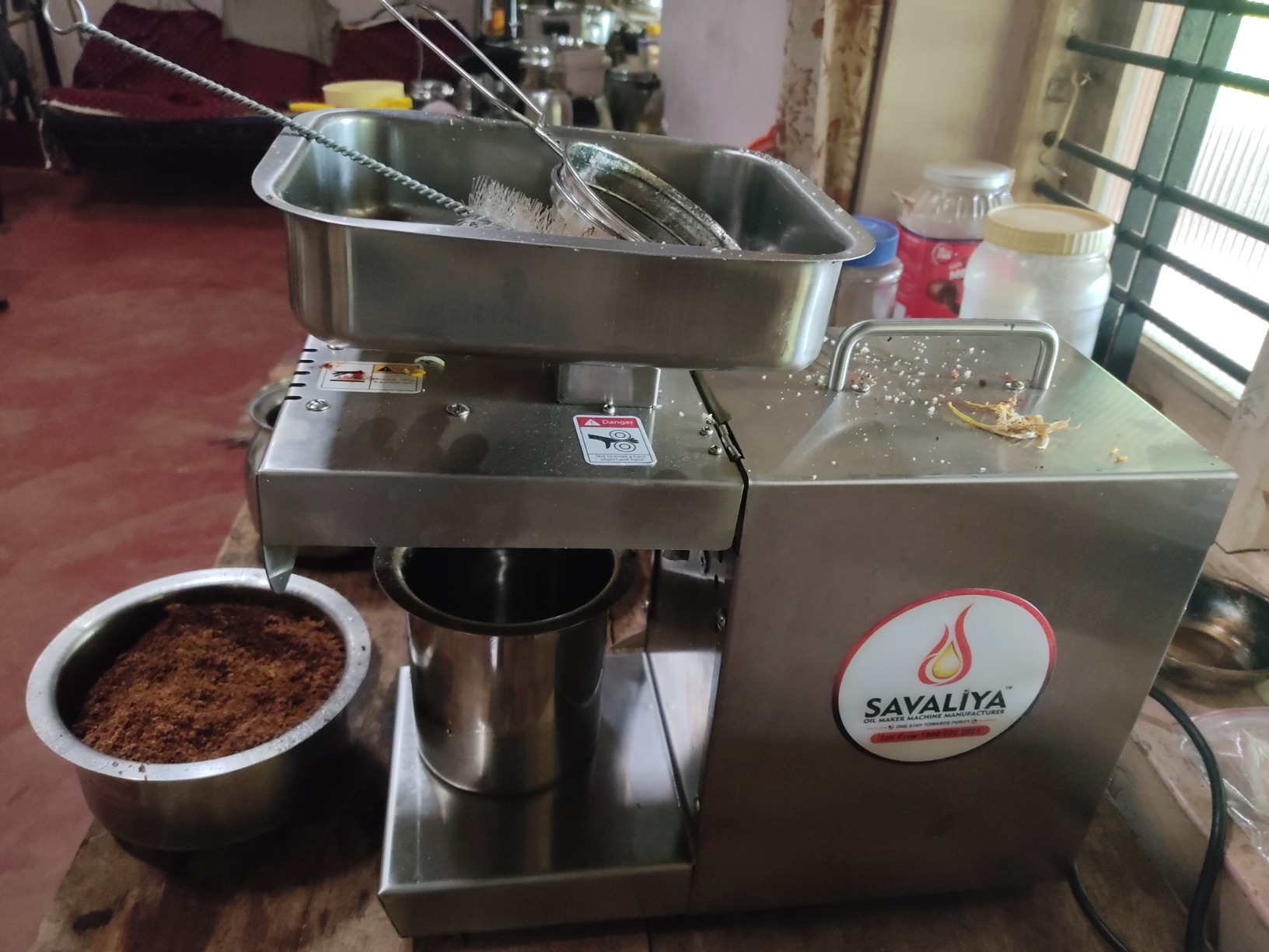 Buy Savaliya Industries Manual 400W-Hexa Edible Oil Maker Machine ...